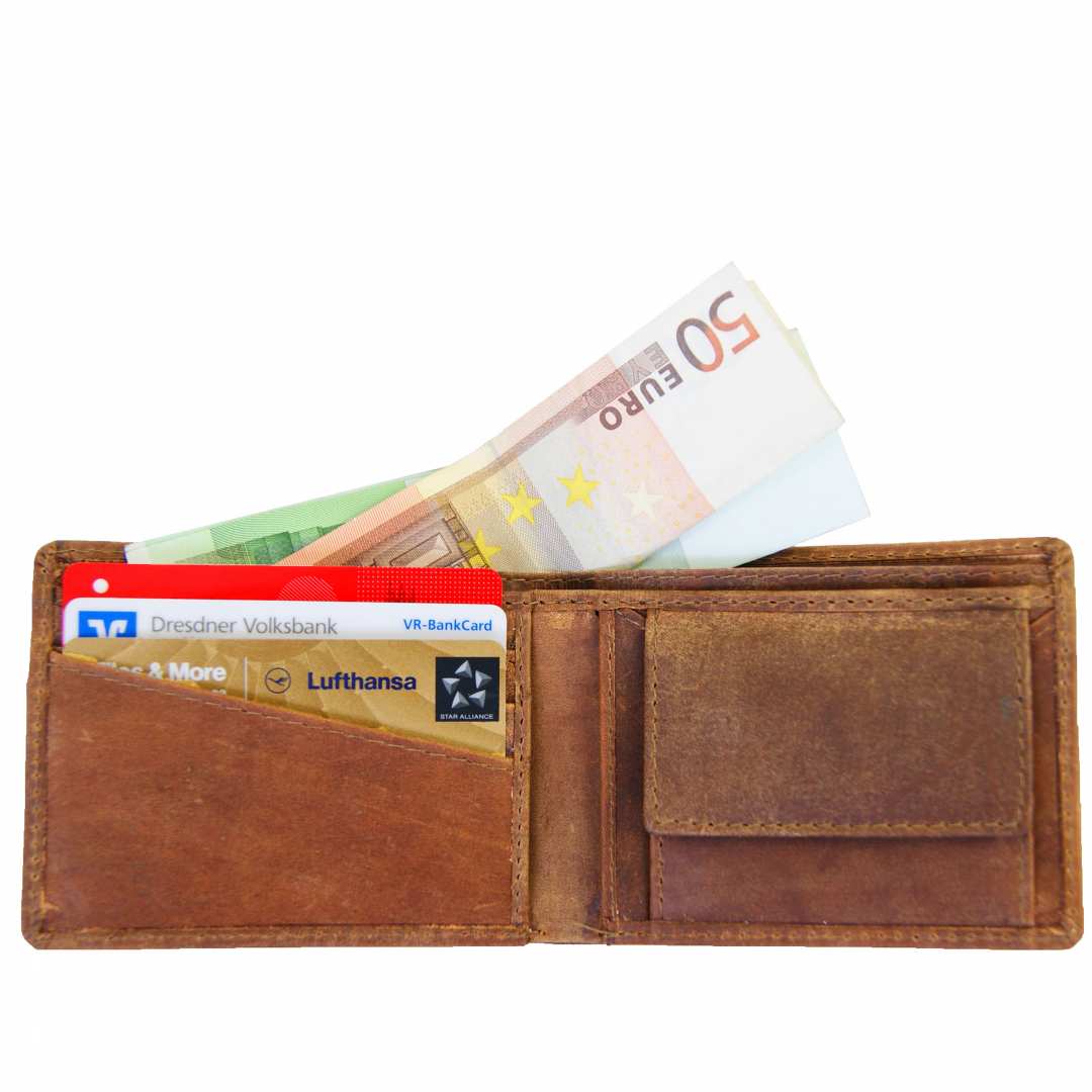 Portemonnaies für Herren aus Leder | BARON v. MALTZAHN